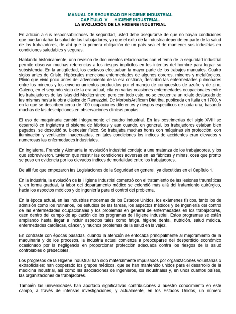 7.-MANUAL SEG. HIGIENE IND. Completo | PDF | Sonido | Higiene Ocupacional