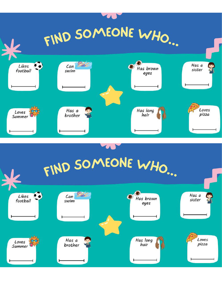 FInd Someone Who 2 | PDF