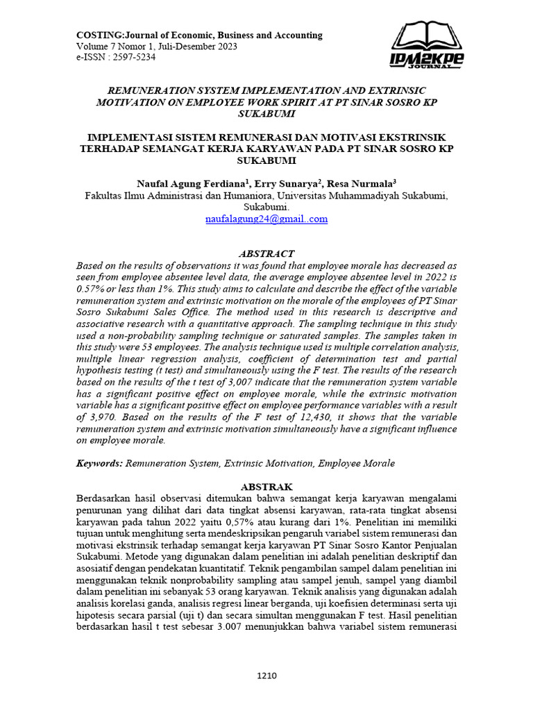 Eksperimen Pdf Coefficient Of Determination Errors And Residuals
