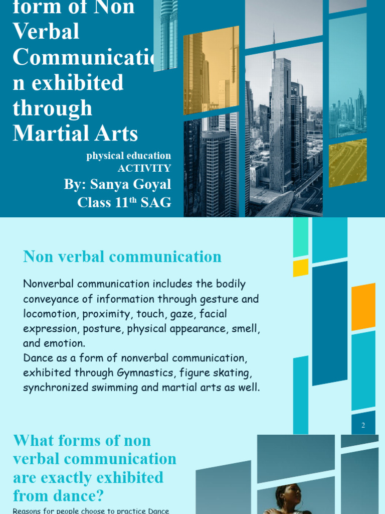 Dance As A Form of Non Verbal Communication | PDF | Nonverbal ...