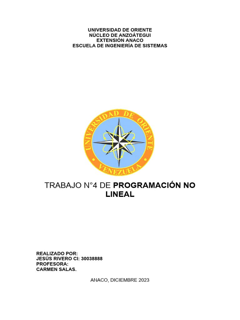 Trabajo N°3 de Op | PDF
