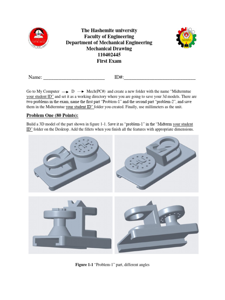 Midterm CAD 2 | PDF | Directory (Computing) | 3 D Computer Graphics