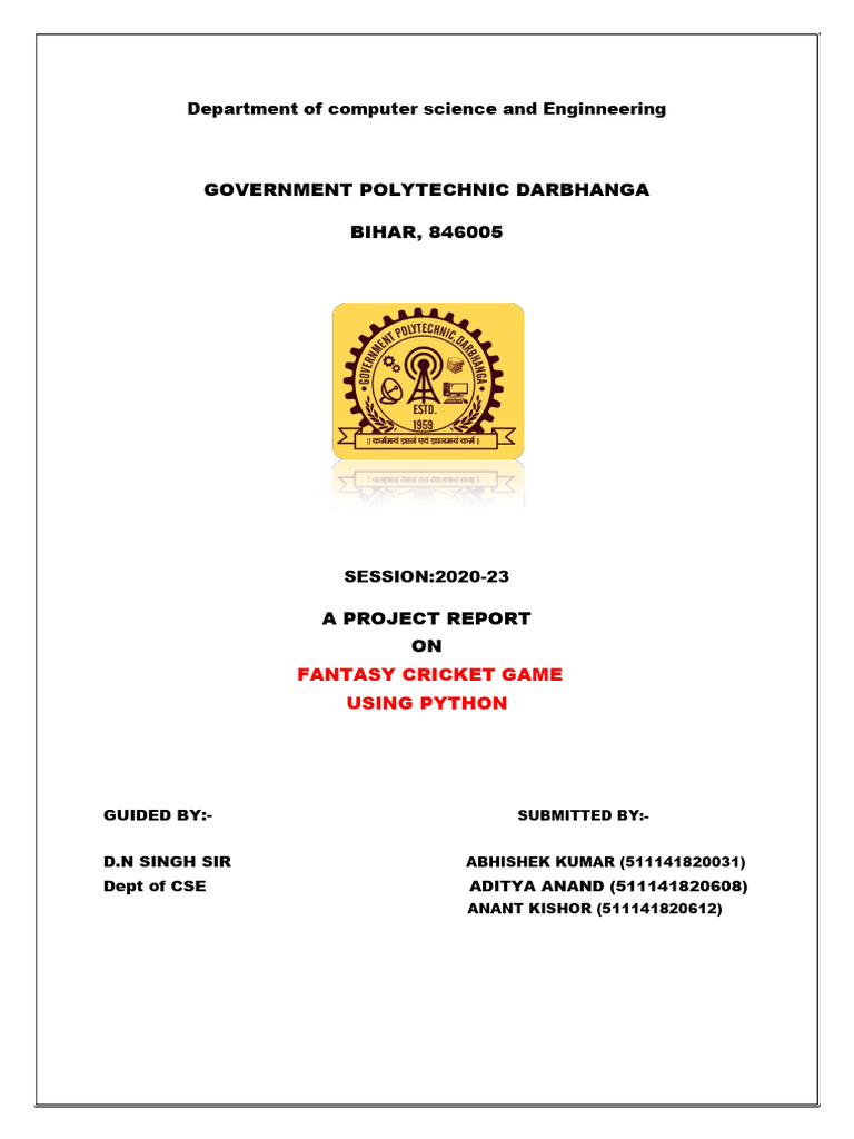 Minor Project Merged | Download Free PDF | Databases | Python (Programming Language)