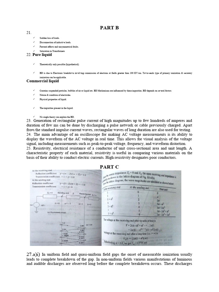 HVE Answer Key | PDF | Electrical Breakdown | Dielectric