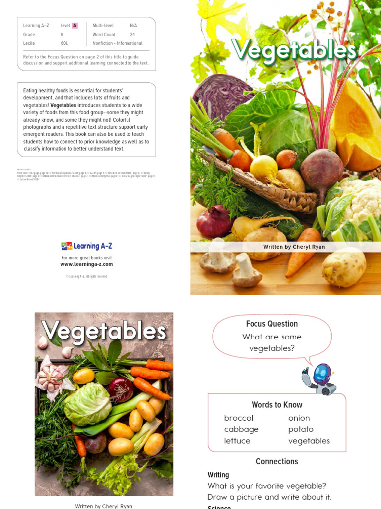 Essential Guide to Vegetables for Kids | PDF
