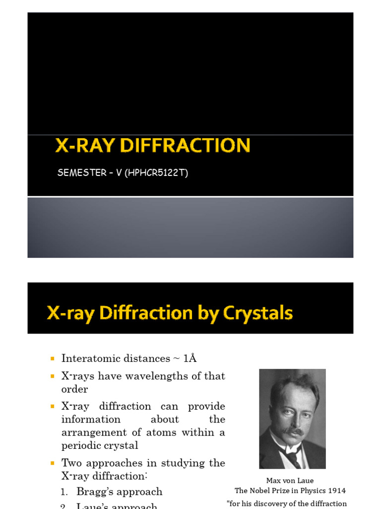 6 X-Ray Diffraction | PDF