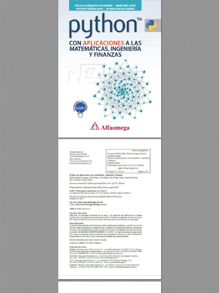 Python Con Aplicaciones A Las Matematica | PDF