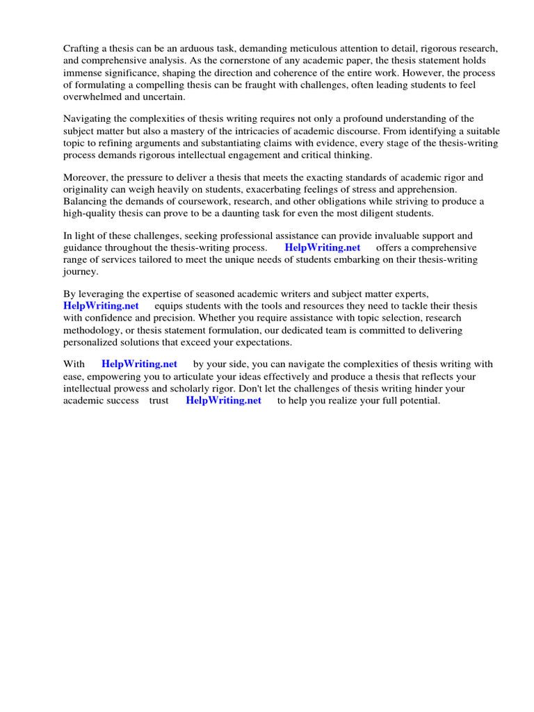 Purdue Owl Writing Lab Thesis Statement | PDF | Essays | Thesis