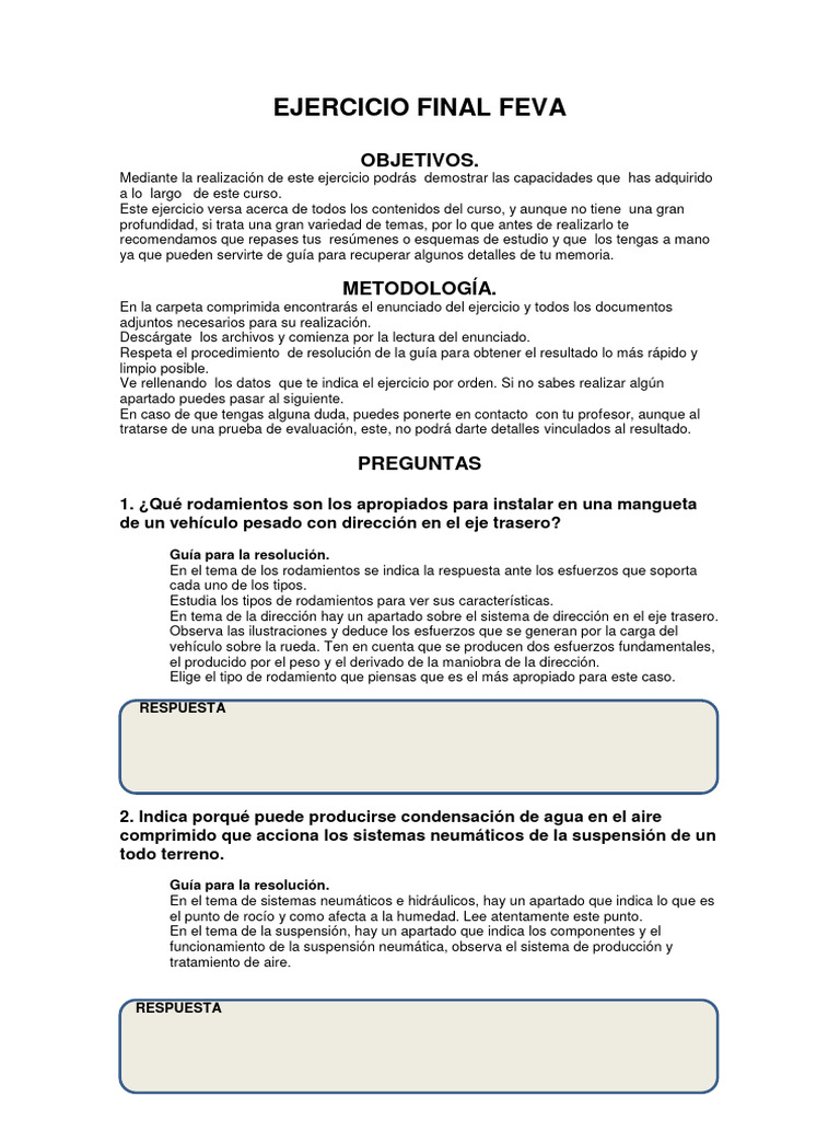 Ejercicio Final Feva | PDF | Neumática | Corriente eléctrica