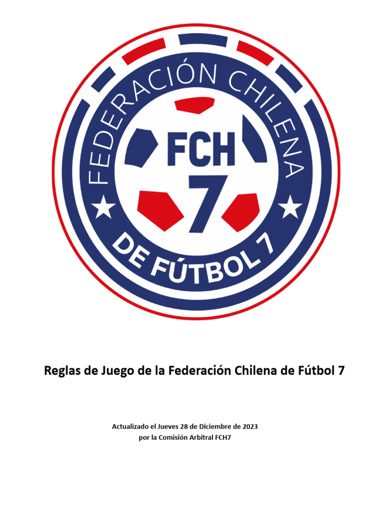 Reglas del Fútbol 7 en Chile | PDF | Árbitro | Asociación de Futbol