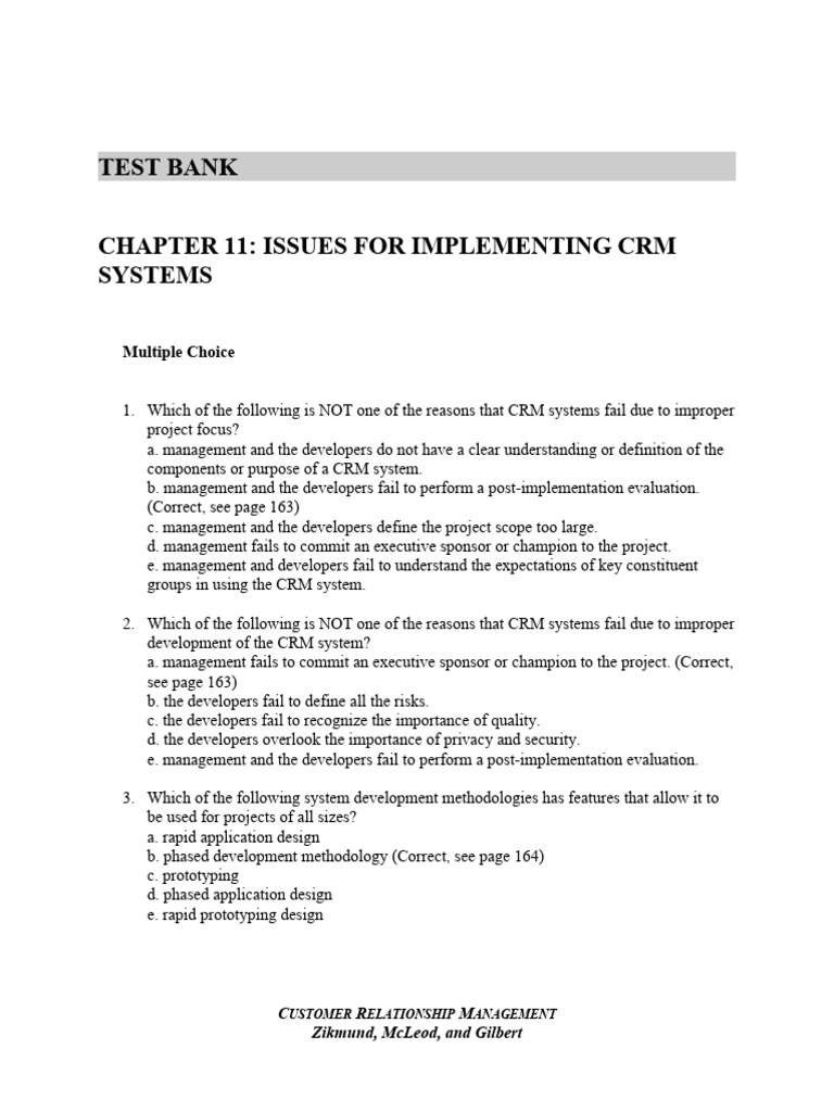 CRM Implementation Challenges and Solutions | PDF | Customer ...