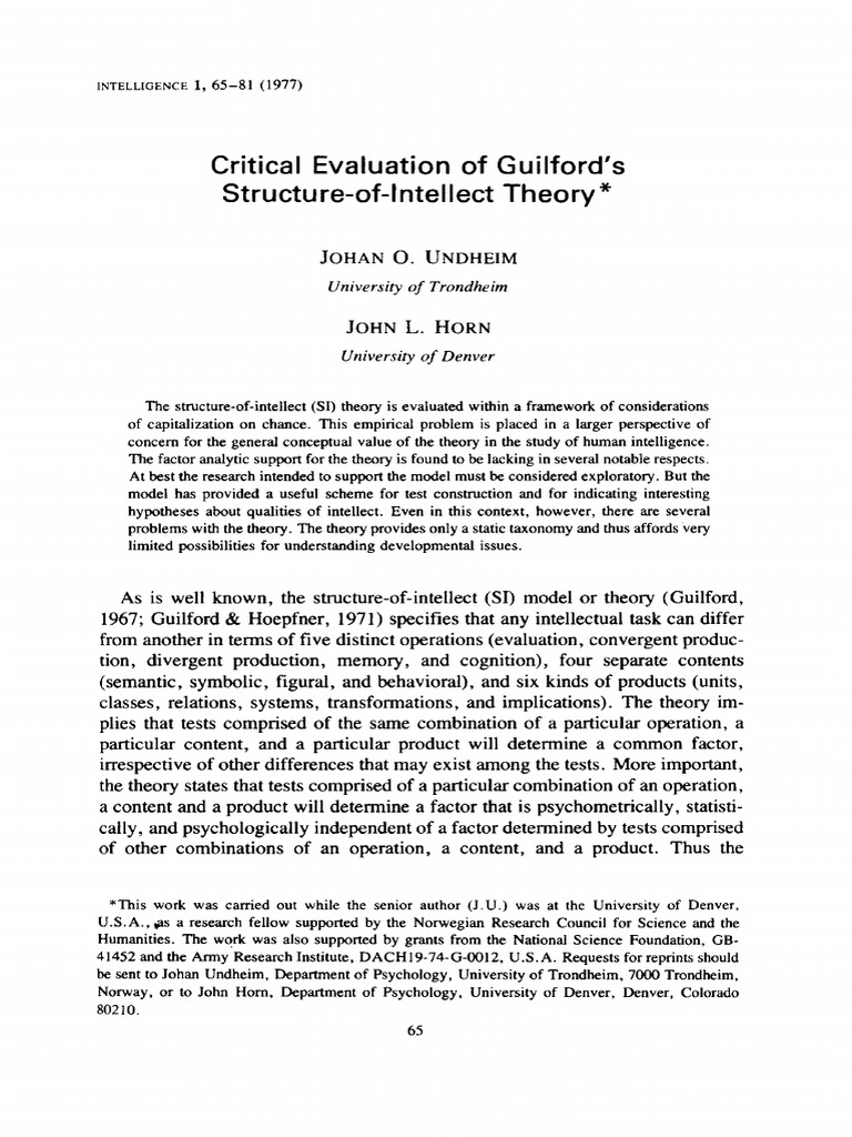 Guilford Criticism | PDF | Theory | Hypothesis