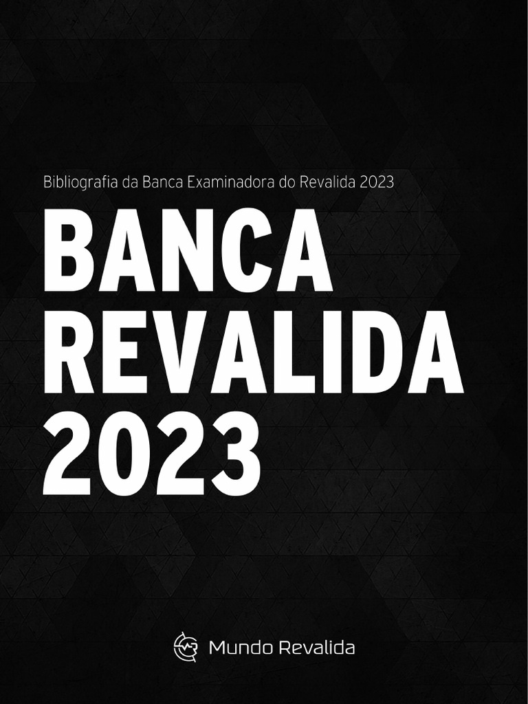 Banca Do Revalida INEP 2023 1 | PDF