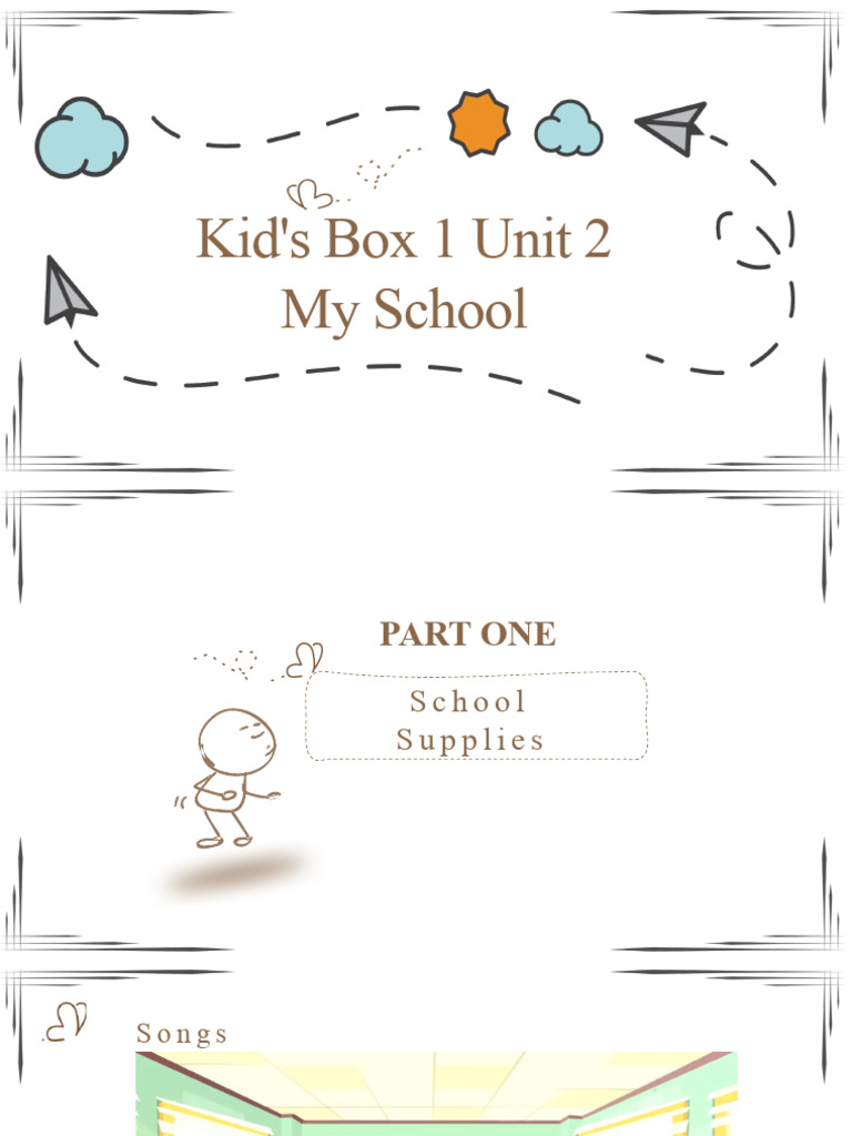 Kids Box 1 Unit 2 | PDF | Writing Implements | Stationery