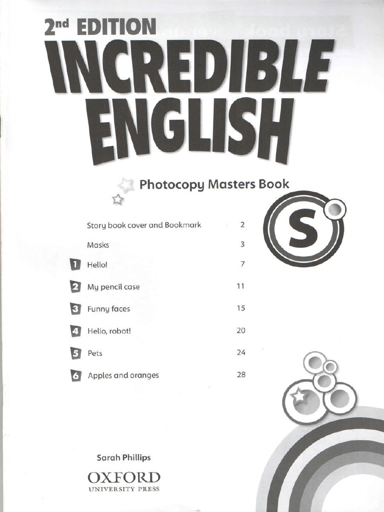 Incredible-English-Starter-Pdf-4-Pdf MASTERS BOOK | PDF
