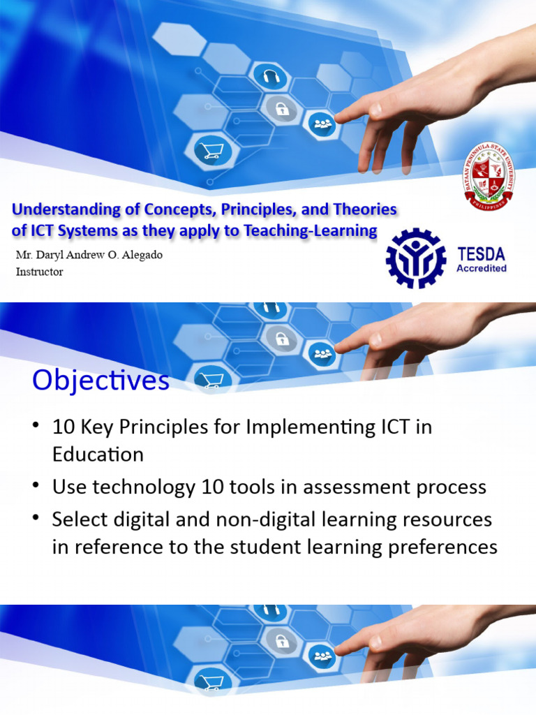 Lesson 1 Understanding of Concepts, Principles, and Theories of ICT ...