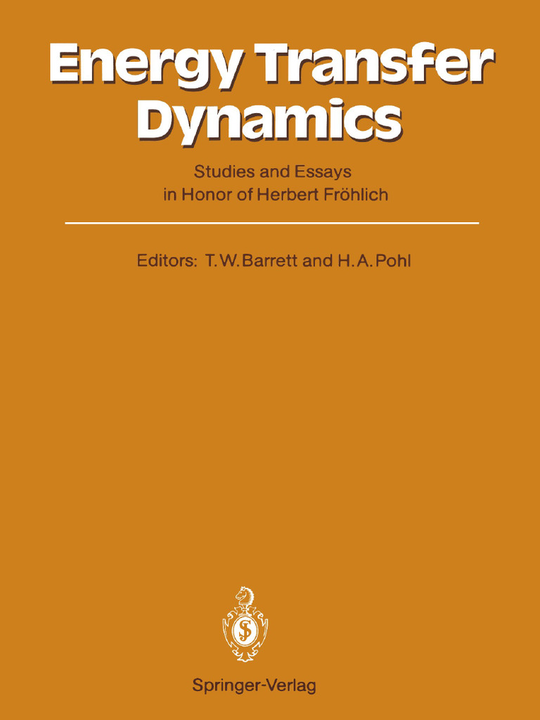 Energy Transfer Dynamics | PDF | Ionization | Electron