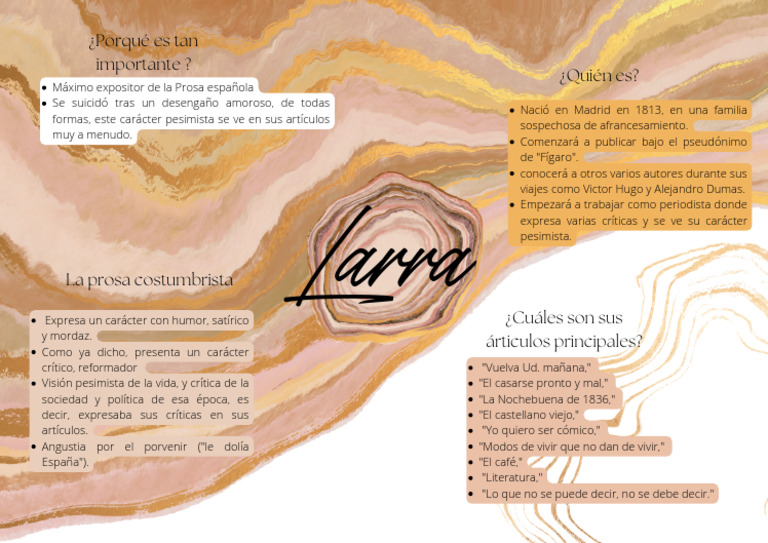 Mariano José de Larra: Vida y Obra | PDF