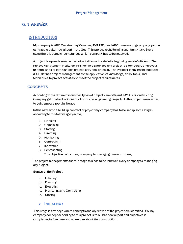 Project Management | PDF | Project Management | Economies