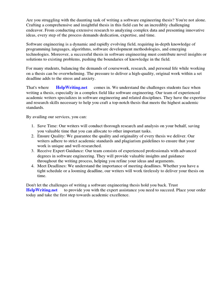 Software Engineering Thesis PDF | PDF | Art | Computers