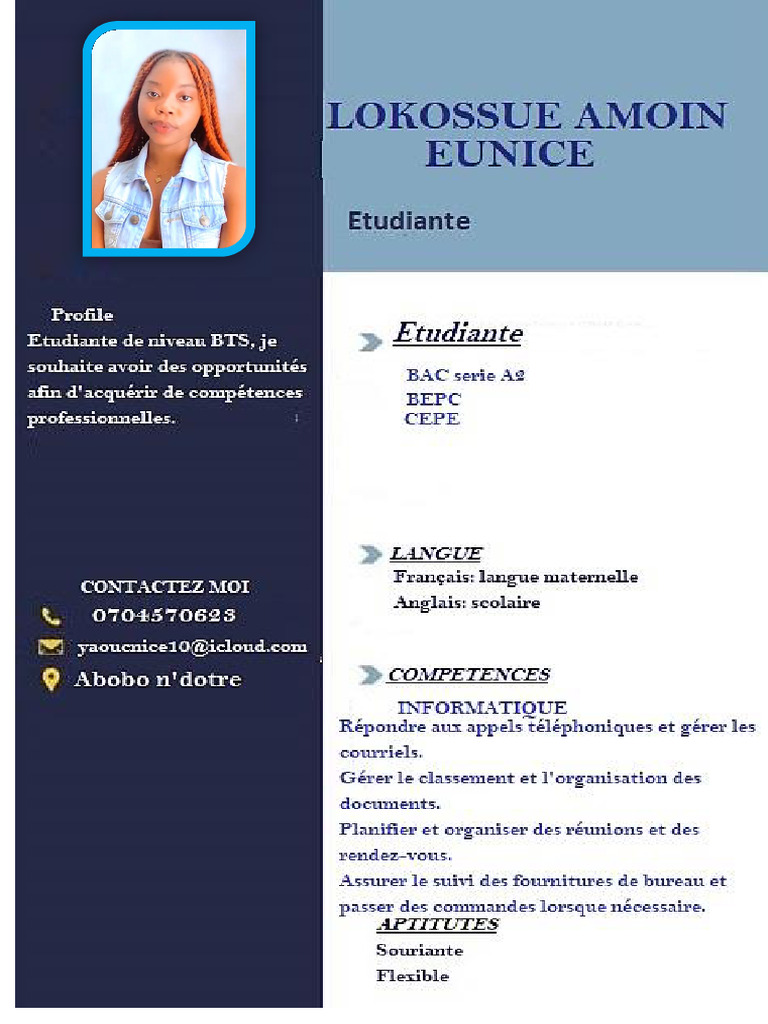 CV A A Eunice | PDF