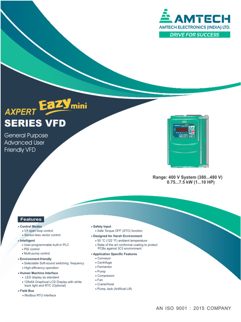 Axpert Eazy Mini Series VFD | PDF