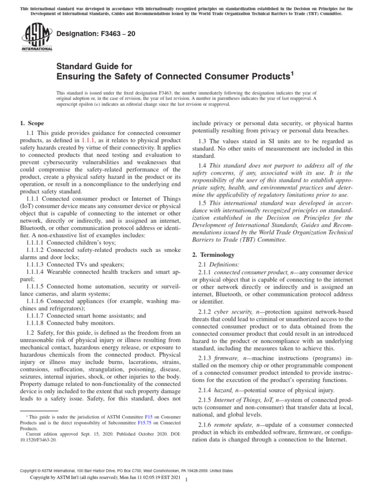 Astm F3463 (2020) | PDF | Computer Security | Security
