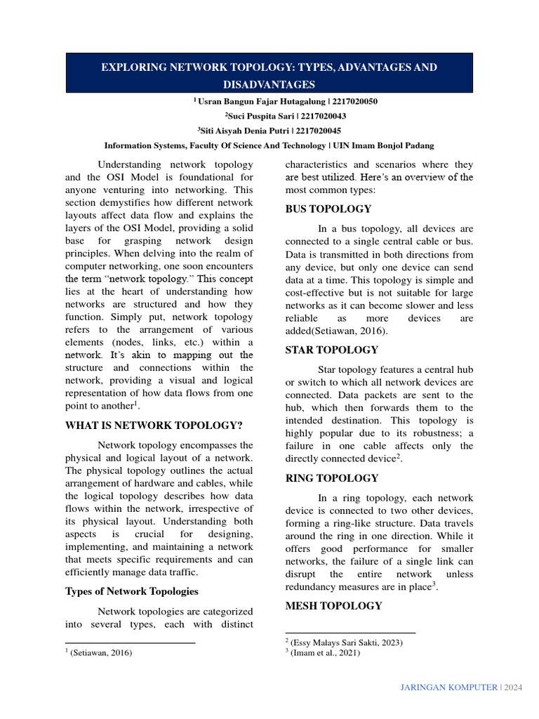 Exploring Network Topology | PDF