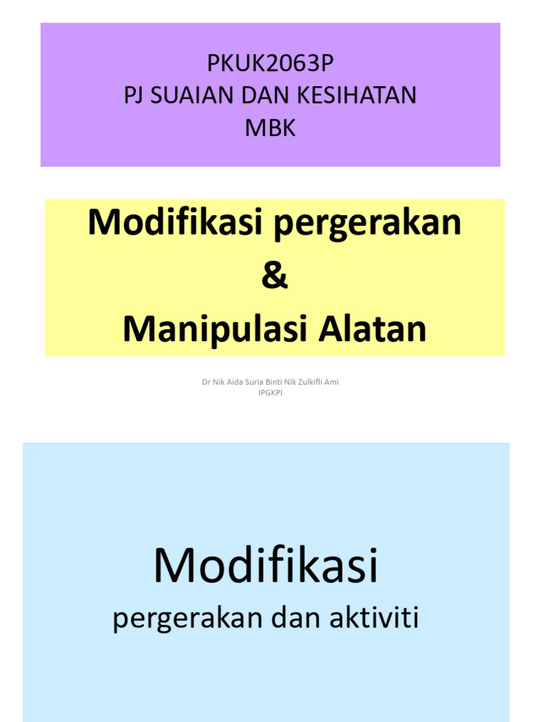 Manipulasi Alatan | PDF | Karier & Perkembangan