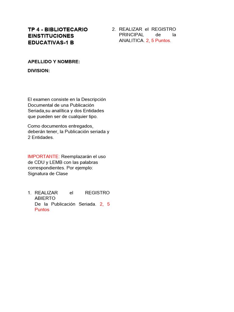 TP 4 - 1 B - Bie-1 | PDF | Aprendizaje | Cognición