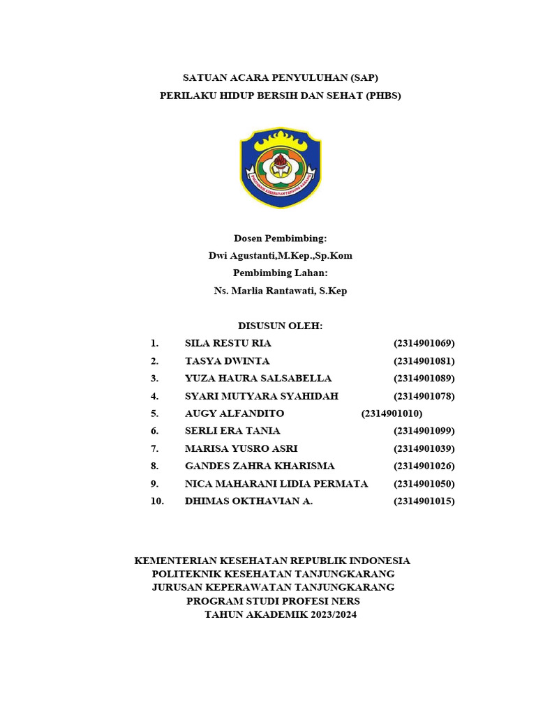 Sap Kel 3 PHBS | PDF