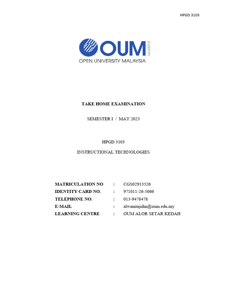 CGS02913526 HPGD 3103 | PDF