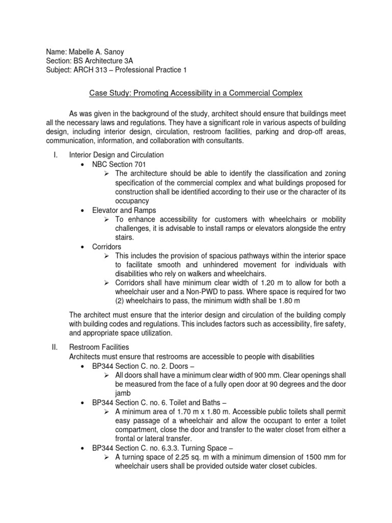 Planning-Sanoy-3a-Case Study Commercial Complex | PDF | Accessibility ...