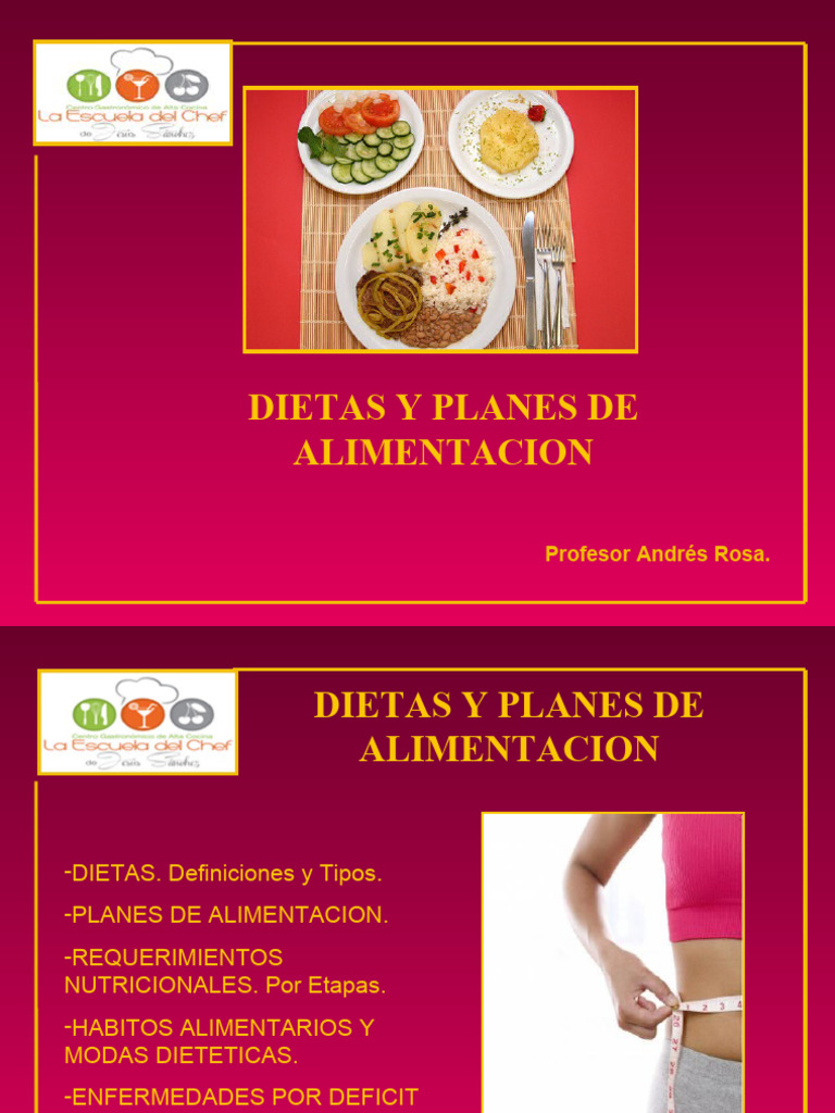 Planes de Alimentacion II | PDF | Dieta | Nutrición