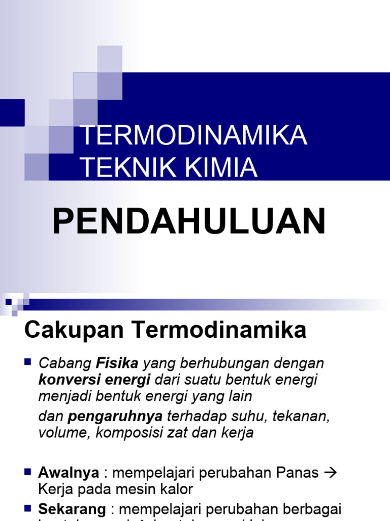 Prinsip Dasar Termodinamika | PDF