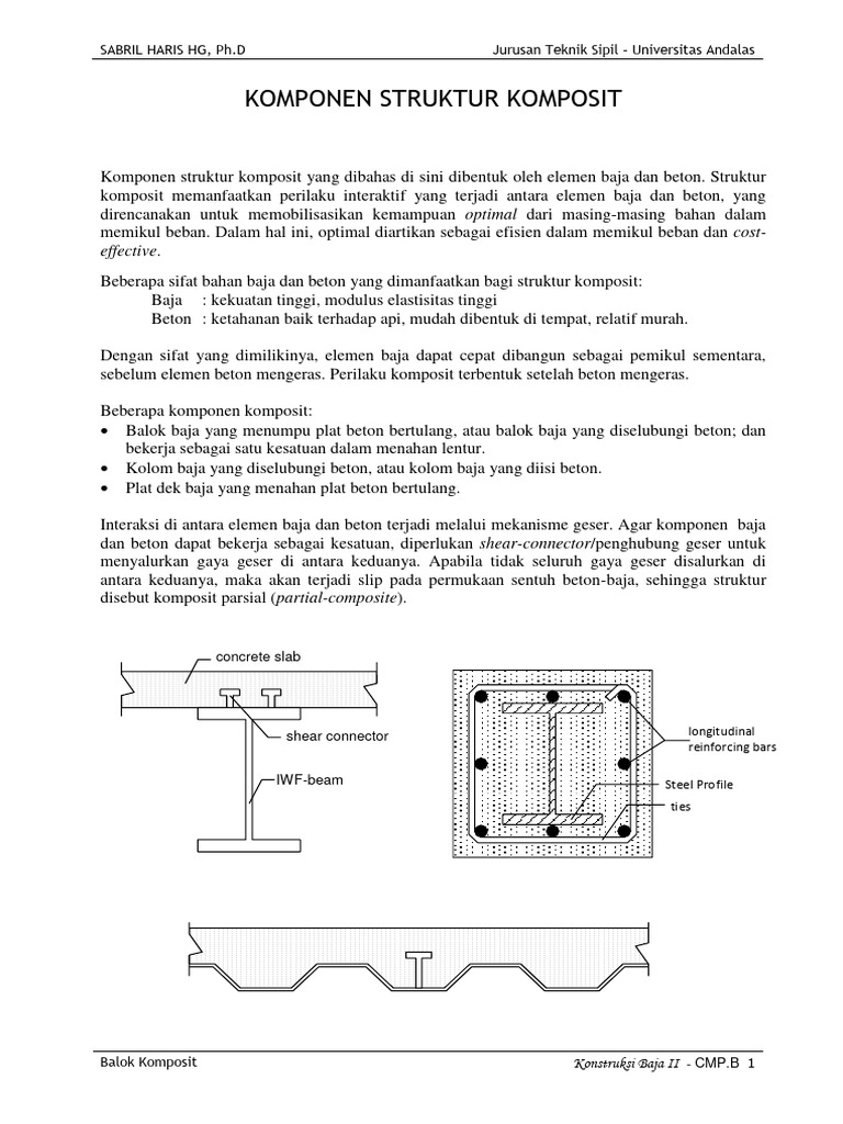 3 Balok Komposit-2023 | PDF