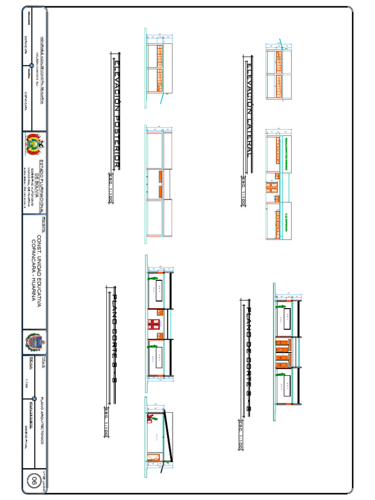 Plano B Inicial Elevacion | PDF