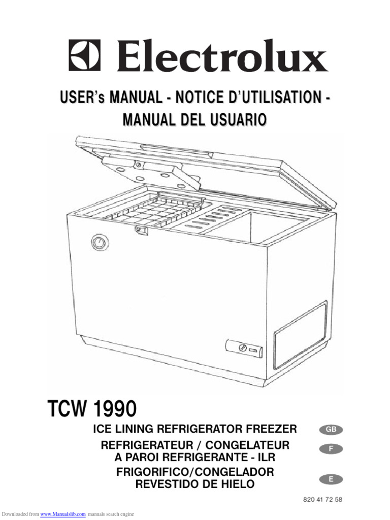 TCW 1990 | PDF | Refrigerator | Ac Power Plugs And Sockets