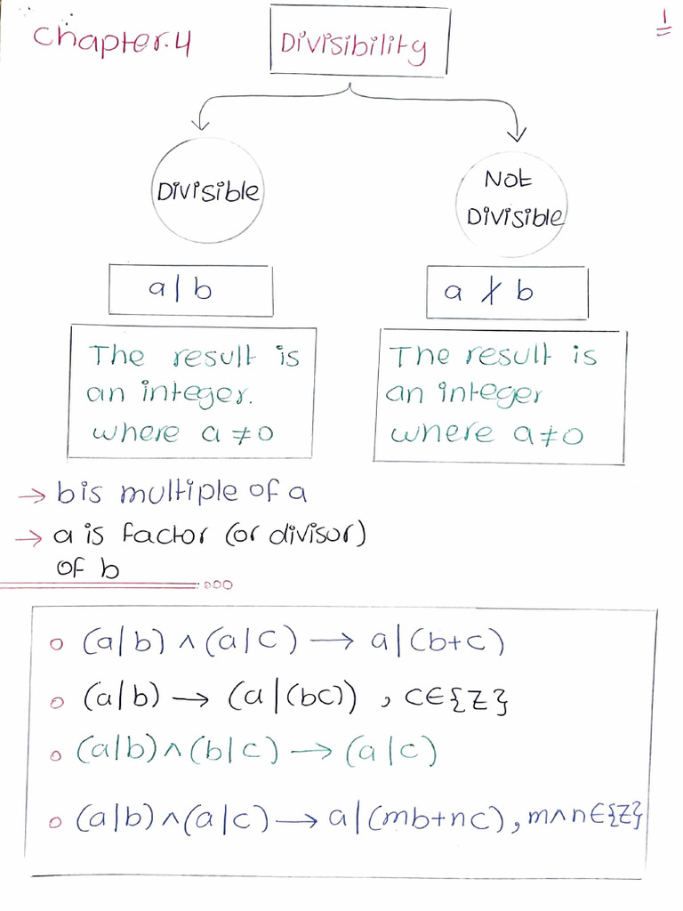 Discrete Mathematics Chapter 4 | PDF