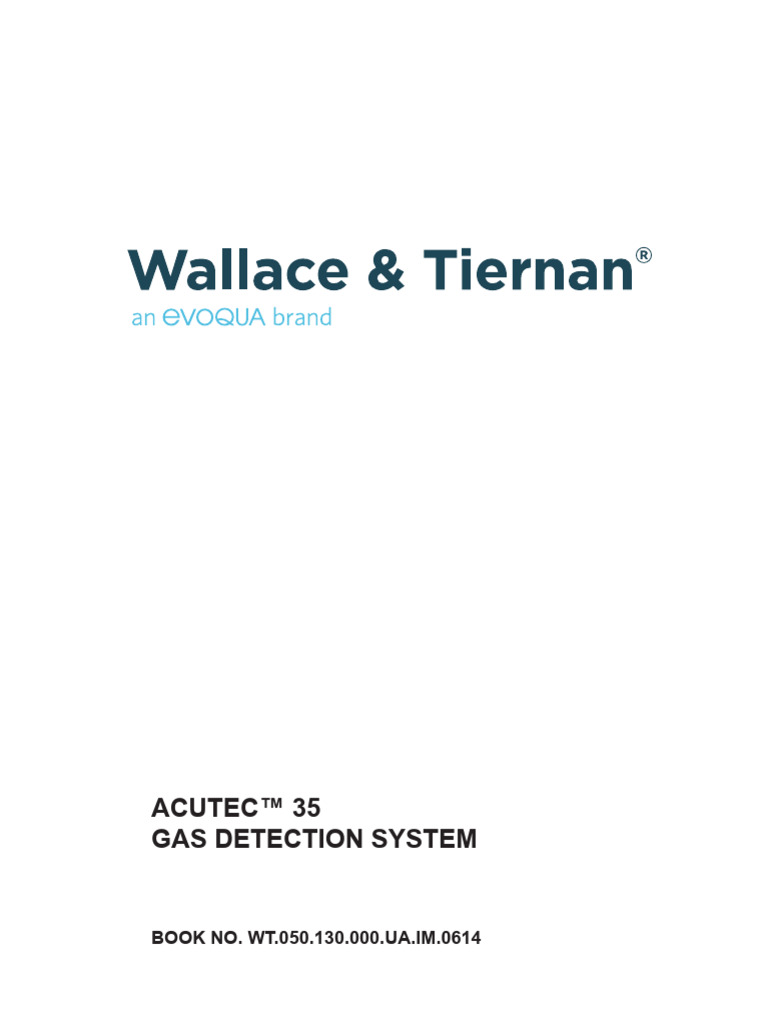 Acutec™ 35 Gas Detection System: BOOK NO. WT.050.130.000.UA - IM.0614 | PDF
