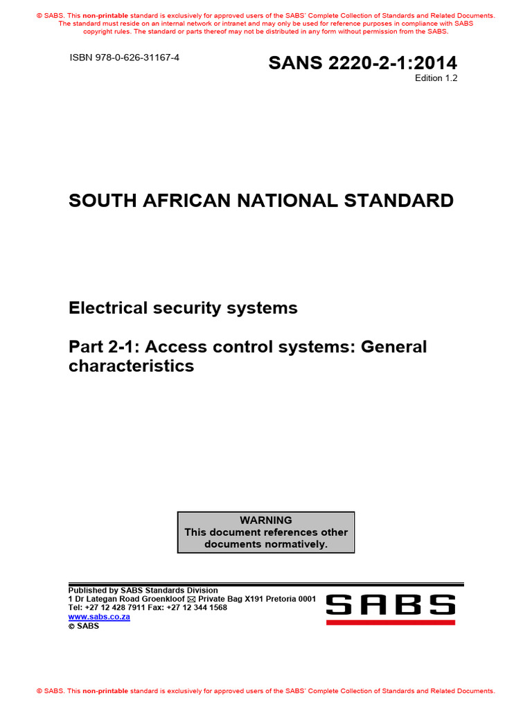 SANS Security Design | Download Free PDF | Access Control | Security Alarm