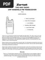 Pocket User Manual | PDF | Radio | Electromagnetic Interference