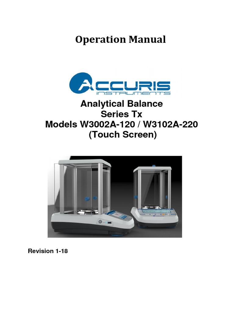 Accuris TX Manual | PDF