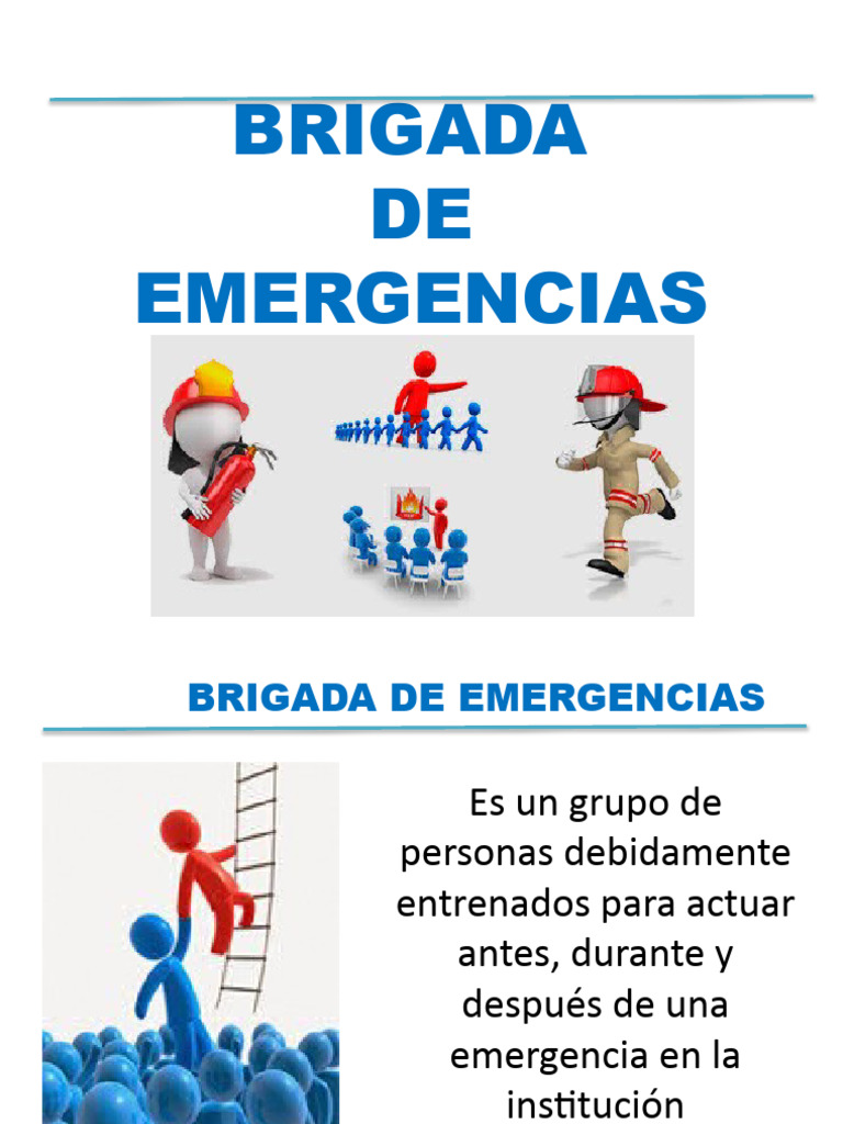 BRIGADA DE EMERGENCIAS | PDF | Primeros auxilios | Gestión de emergencias