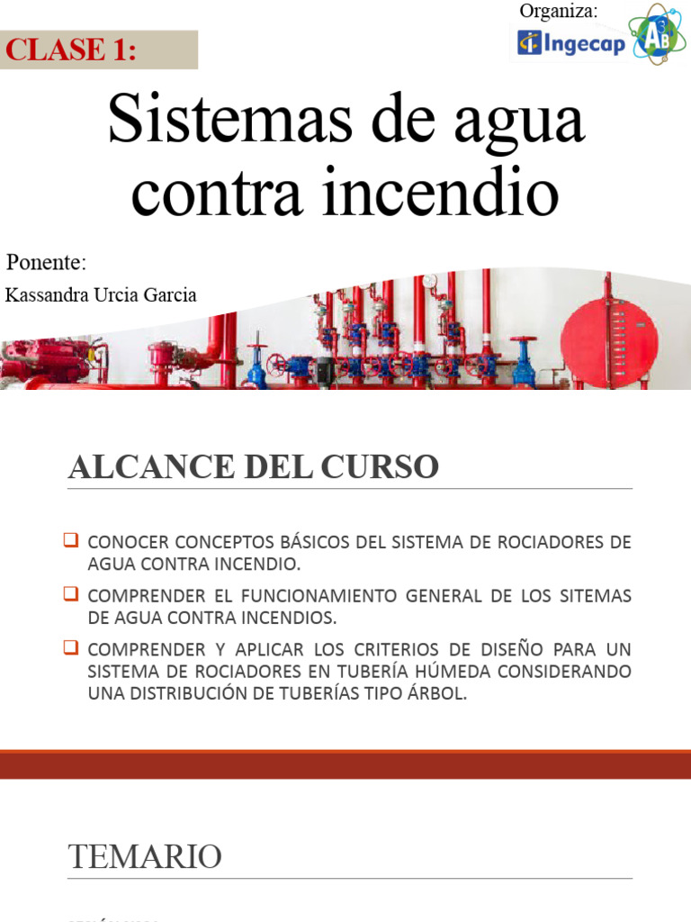 Sistemas de Agua Contra Incendio: Curso Básico | PDF | Lucha contra ...