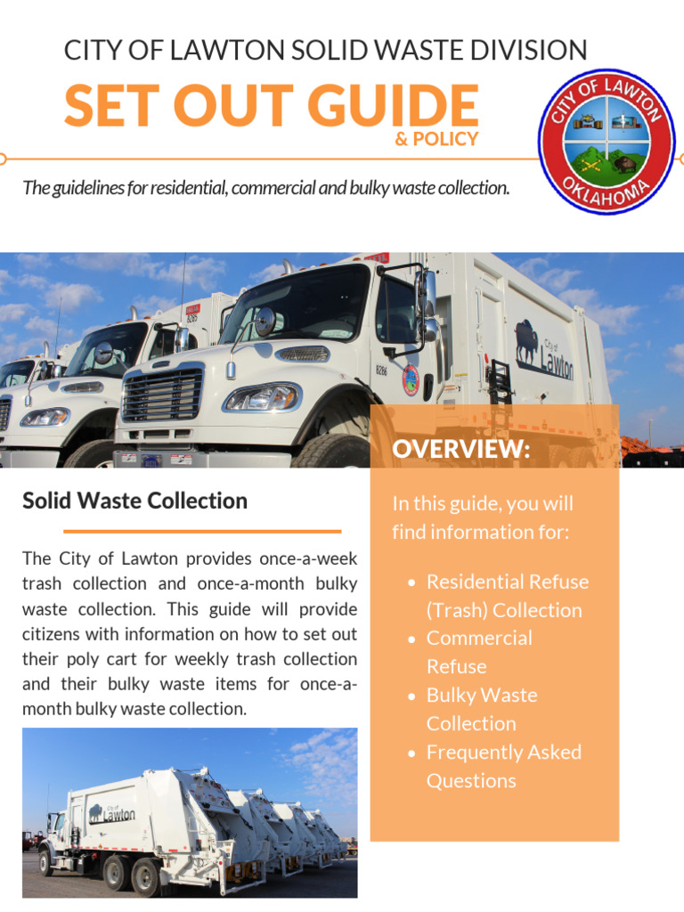 Lawton Waste Collection Guidelines | PDF | Waste | Truck