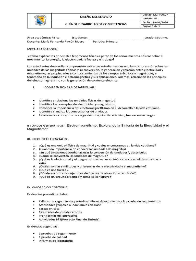 GDC Fisica 7 | PDF | Electromagnetismo | Electricidad