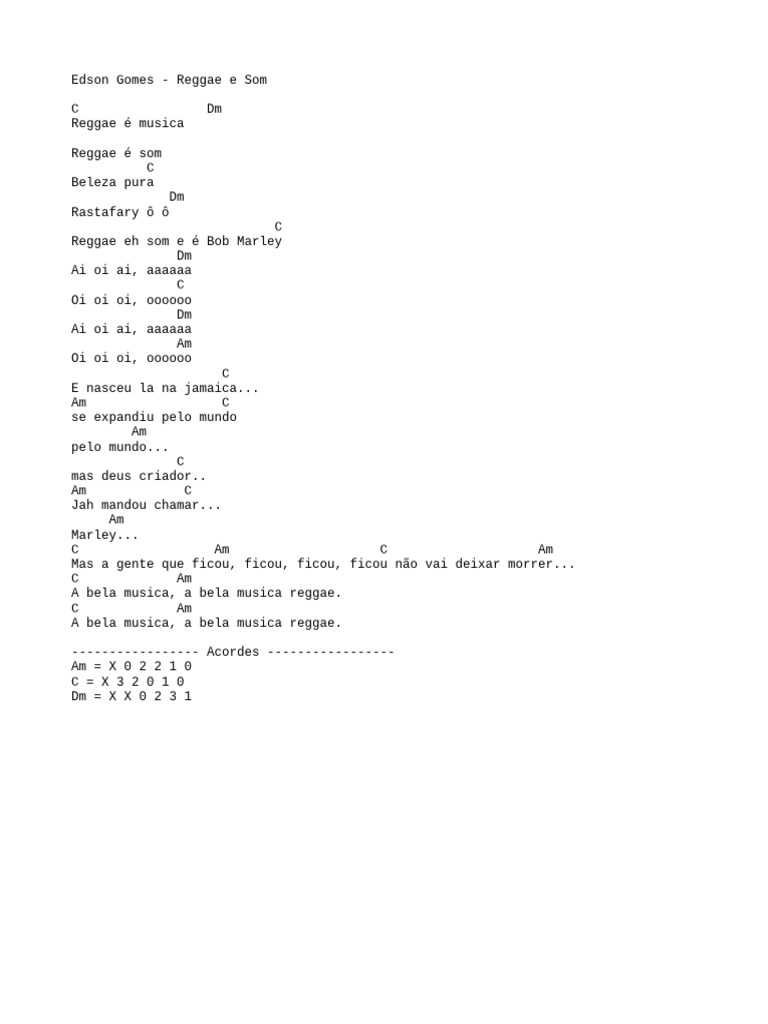 Edson Gomes - Reggae e Som | PDF