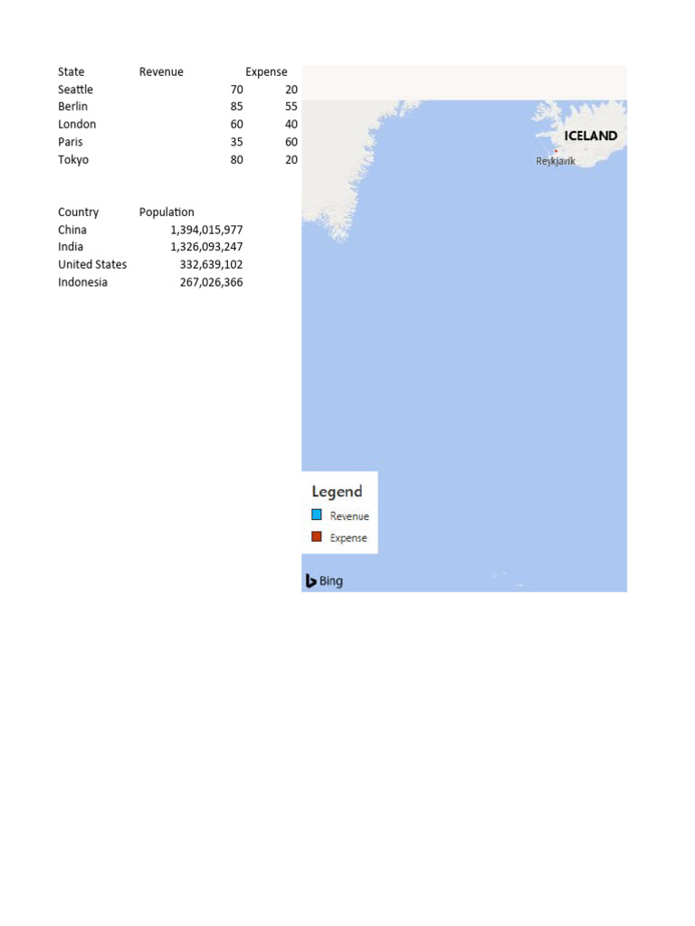 How To Embed A Bing Map in Excel | PDF | Southern United States | U.S ...