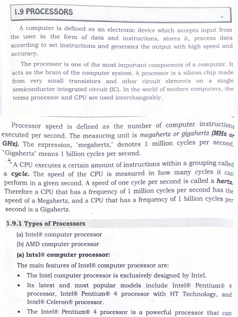 Processors | PDF